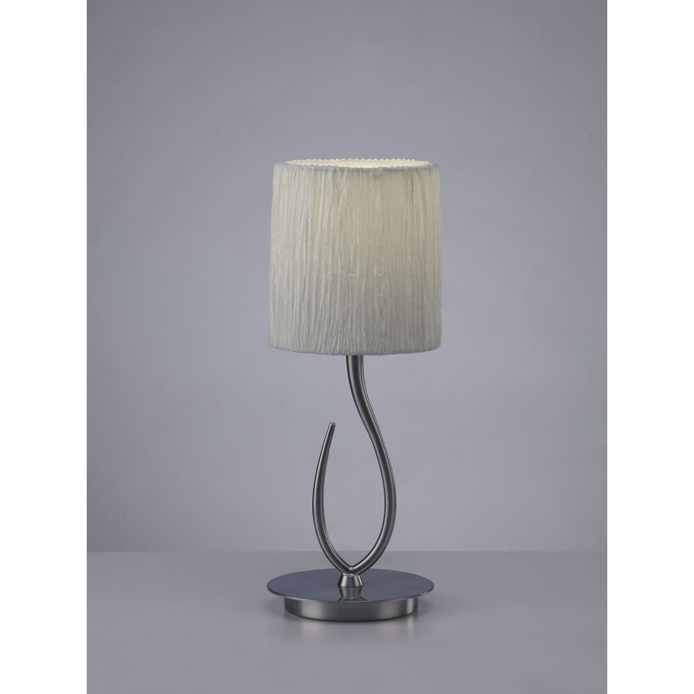 Mantra Lua table lamp matt nickel Mantra3702 | lamps.eu